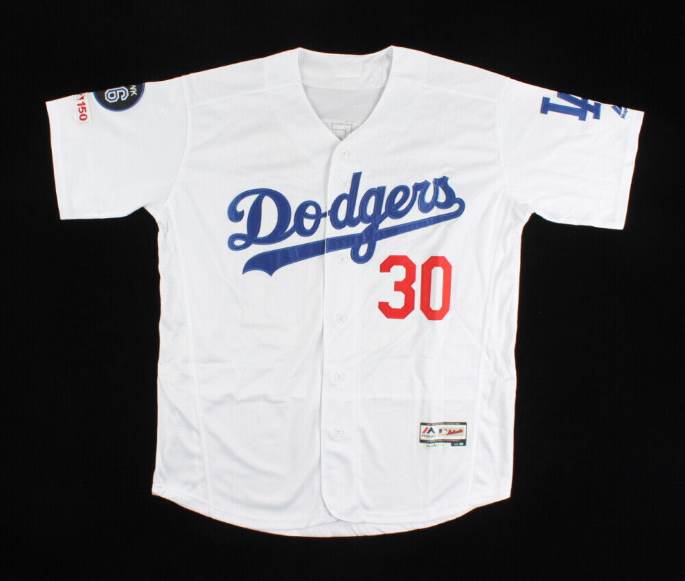 Dave Roberts Signed Los Angeles Dodgers Jersey Inscribed "2016 NL MOY ...