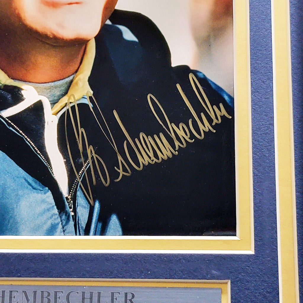 Bo Schembechler Autographed Signed Framed 8x10 Photo Michigan Beckett ...