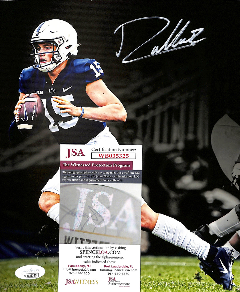 Drew Allar Autographed 8x10 Photo Penn State JSA 182897 – Super Sports ...