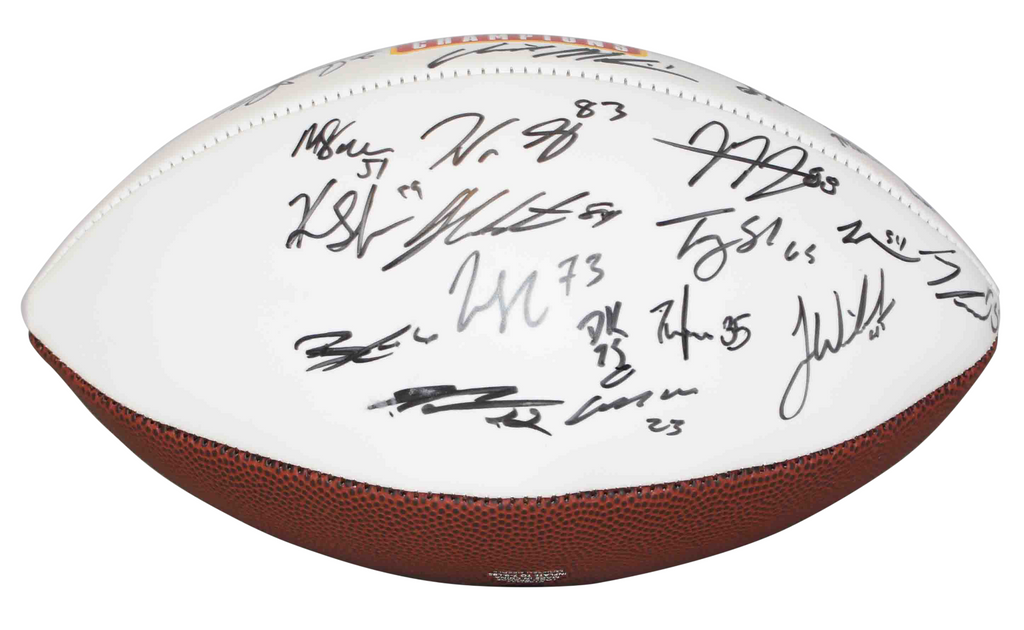 PATRICK MAHOMES TRAVIS KELCE BOLTON SUPER BOWL LVII CHIEFS TEAM SIGNED ...