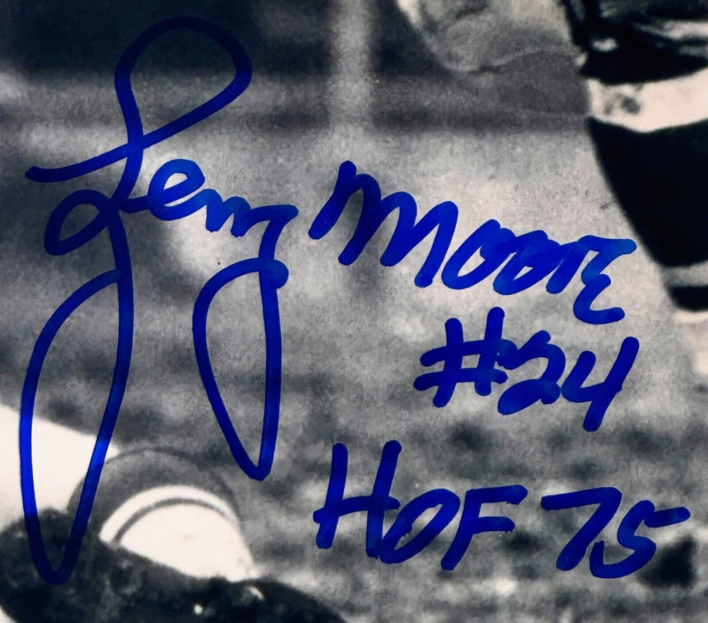 Lenny Moore Autographed 8x10 Photograph (JSA COA) – Super Sports Center
