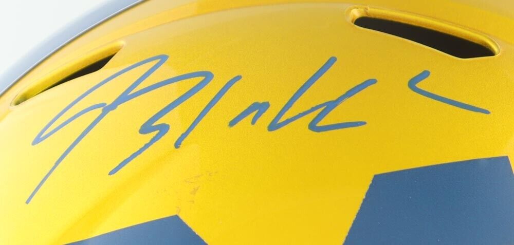 Blake Corum Signed Michigan Wolverines Flash Alternate Speed Full-Size ...