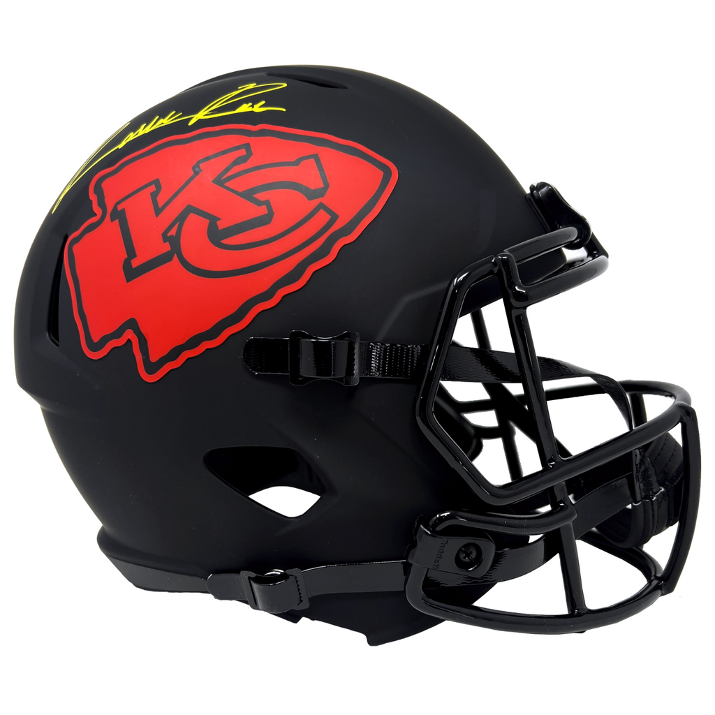 Rashee Rice Kansas City Chiefs Signed Eclipse Speed Replica Helmet BAS ...