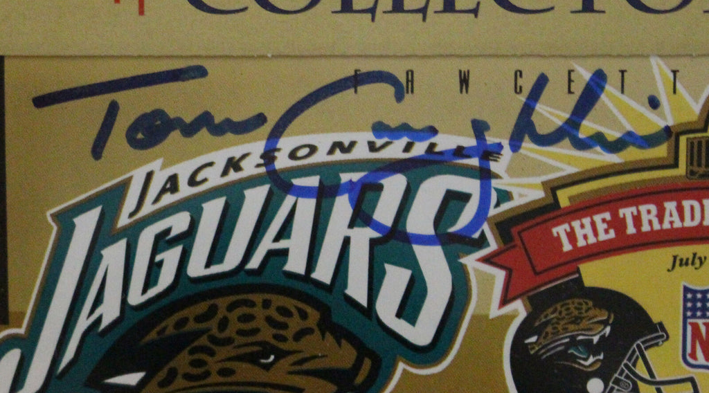 Bill Polian Tom Coughlin & Don Capers Signed 1995 Hall Of Fame Ticket ...