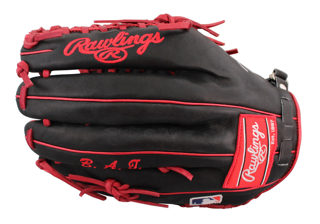 Angels Mike Trout Signed Black Rawlings Player Model Baseball Glove ML ...