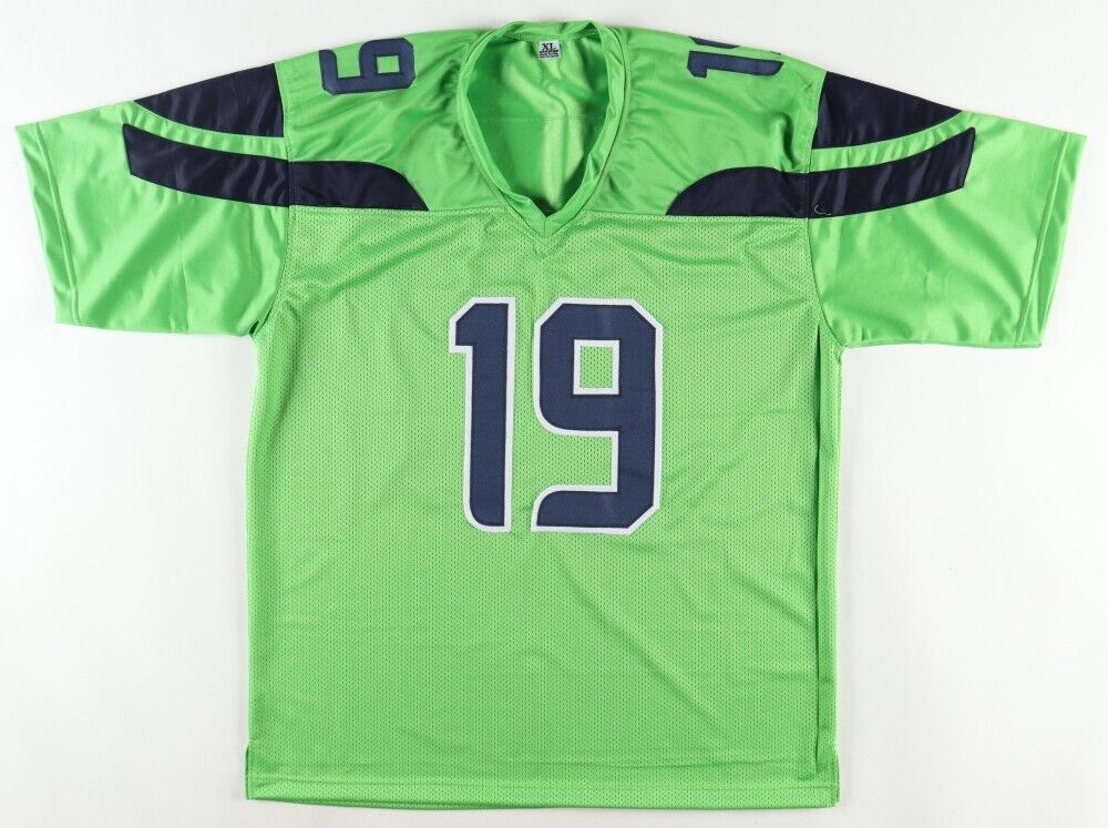 Jake Bobo Signed Seattle Seahawks Color Rush Green Jersey (JSA) Ex-UCL ...