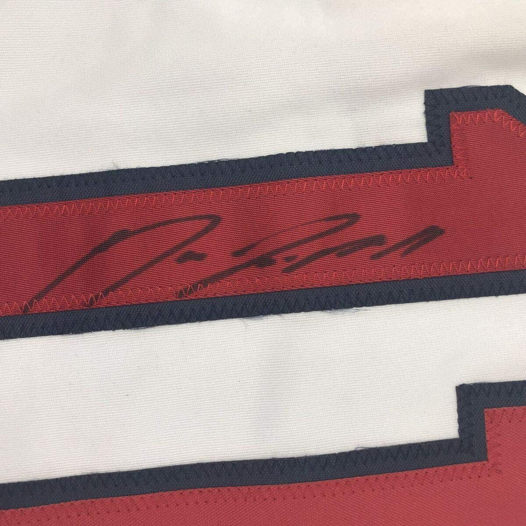 Autographed/Signed JOSE RAMIREZ Cleveland White Baseball Jersey Becket ...