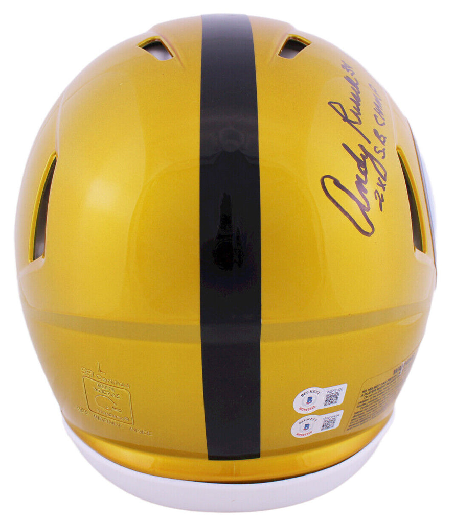 (3) Lambert, Ham & Russell Signed Flash F/S Speed Proline Helmet W/ Ca ...
