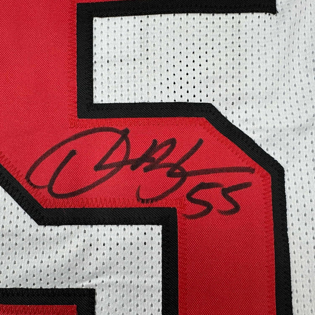 Framed Autographed/Signed Derrick Brooks 33x42 Tampa Bay White Jersey ...