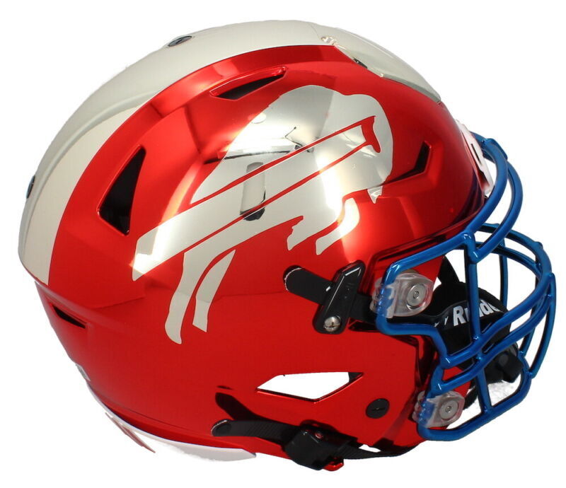 Josh Allen Autographed Buffalo Bills Chromed Speed Flex Authentic Helm ...