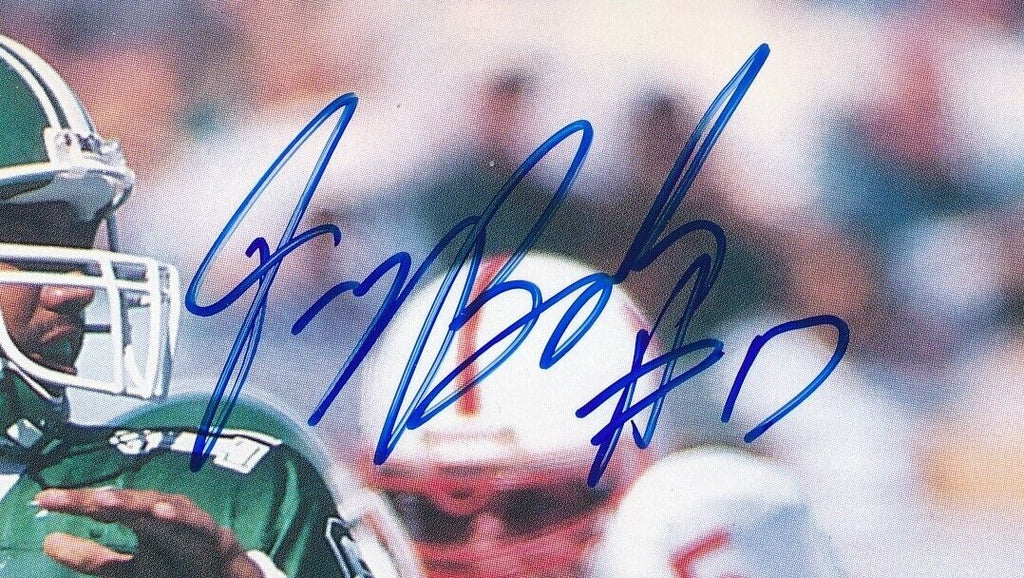 Tony Banks Autographed Signature Rookies 8x10 Photo Michigan State ...