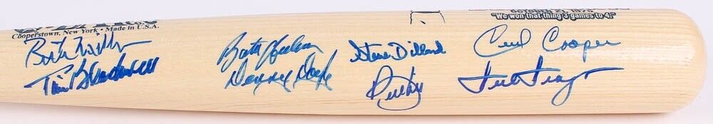 Cooperstown Engraved Carlton Fisk Baseball Bat Signed 9 / 1975 Boston ...