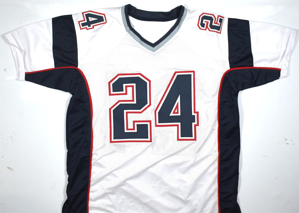 Ty Law Autographed White Pro Style Jersey - Beckett W Hologram *Silver ...
