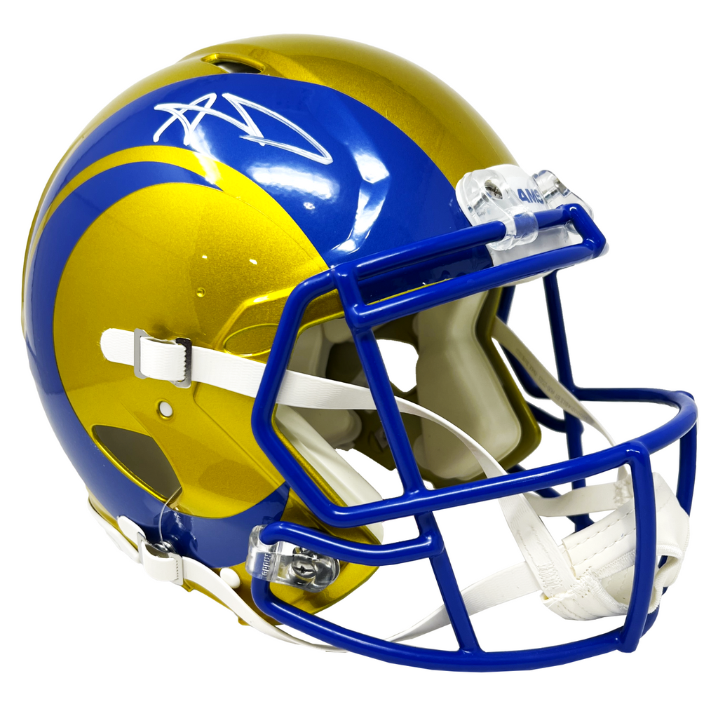 Aaron Donald Los Angeles Rams Signed Riddell Flash Speed Authentic Hel ...