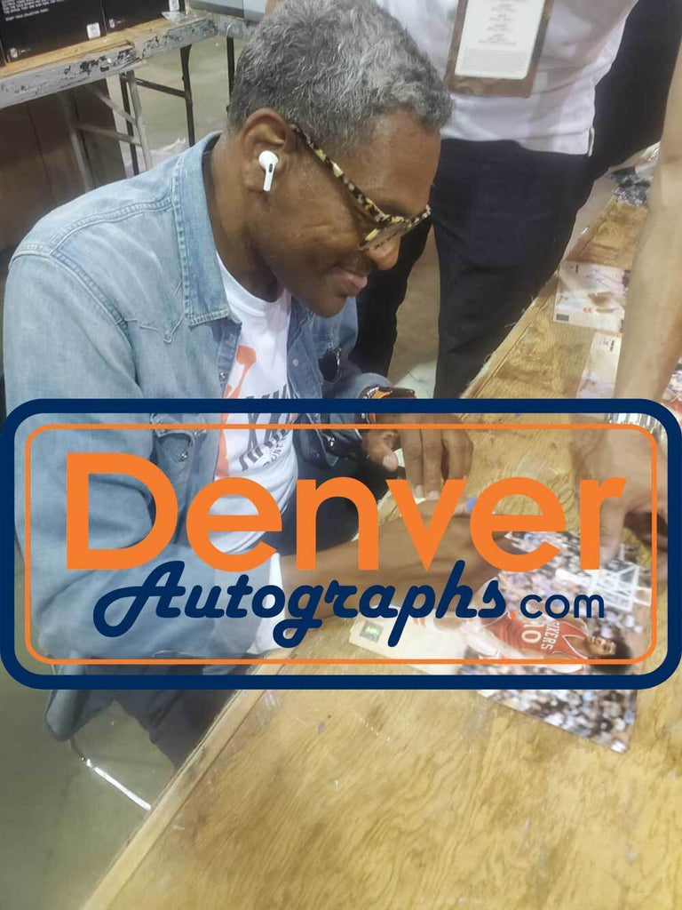 Maurice Cheeks Autographed Philadelphia 76ers 8x10 Photo Beckett 42064 ...