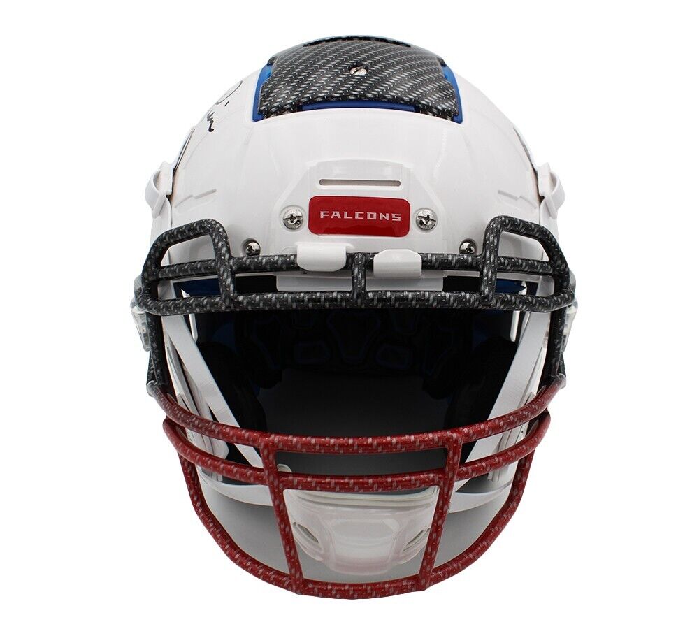 Andre Rison Signed Atlanta Falcons Schutt F7 Authentic Custom NFL Helm ...