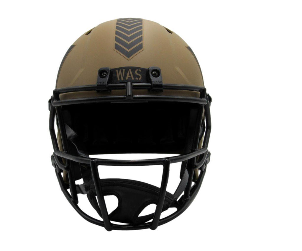 London Fletcher Signed Salute to Service Full Size Replica Helmet Comm ...
