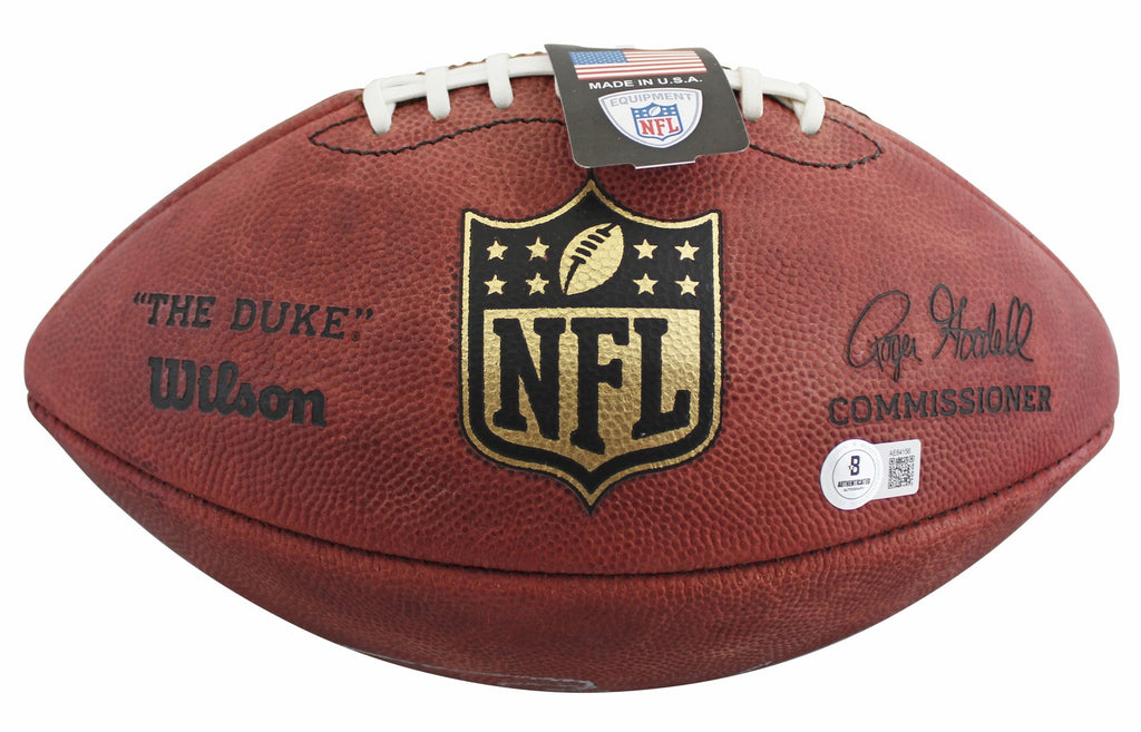 Patriots Tom Brady Signed Official Wilson "The Duke" Nfl Football BAS ...