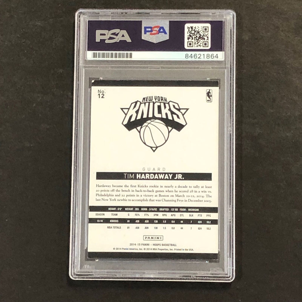 2014-15 NBA Hoops #12 Tim Hardaway Jr. Signed Card AUTO 10 PSA Slabbed ...