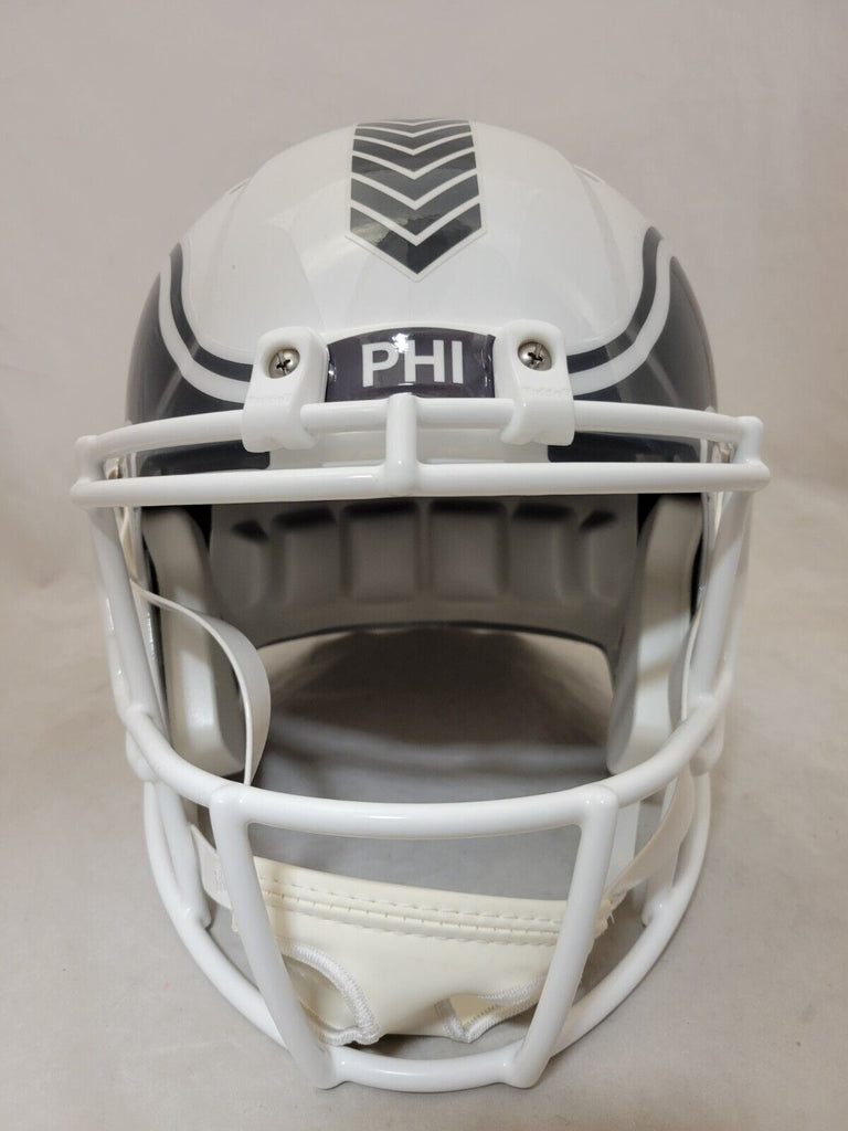 SAQUON BARKLEY SIGNED PHILADELPHIA EAGLES F/S STS 3 SPEED REPLICA HELM ...