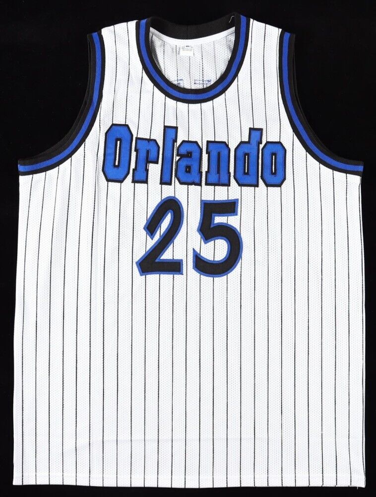 Nick Anderson Signed Magic Jersey (JSA COA) 1989 1st Ever Draft Pck by ...
