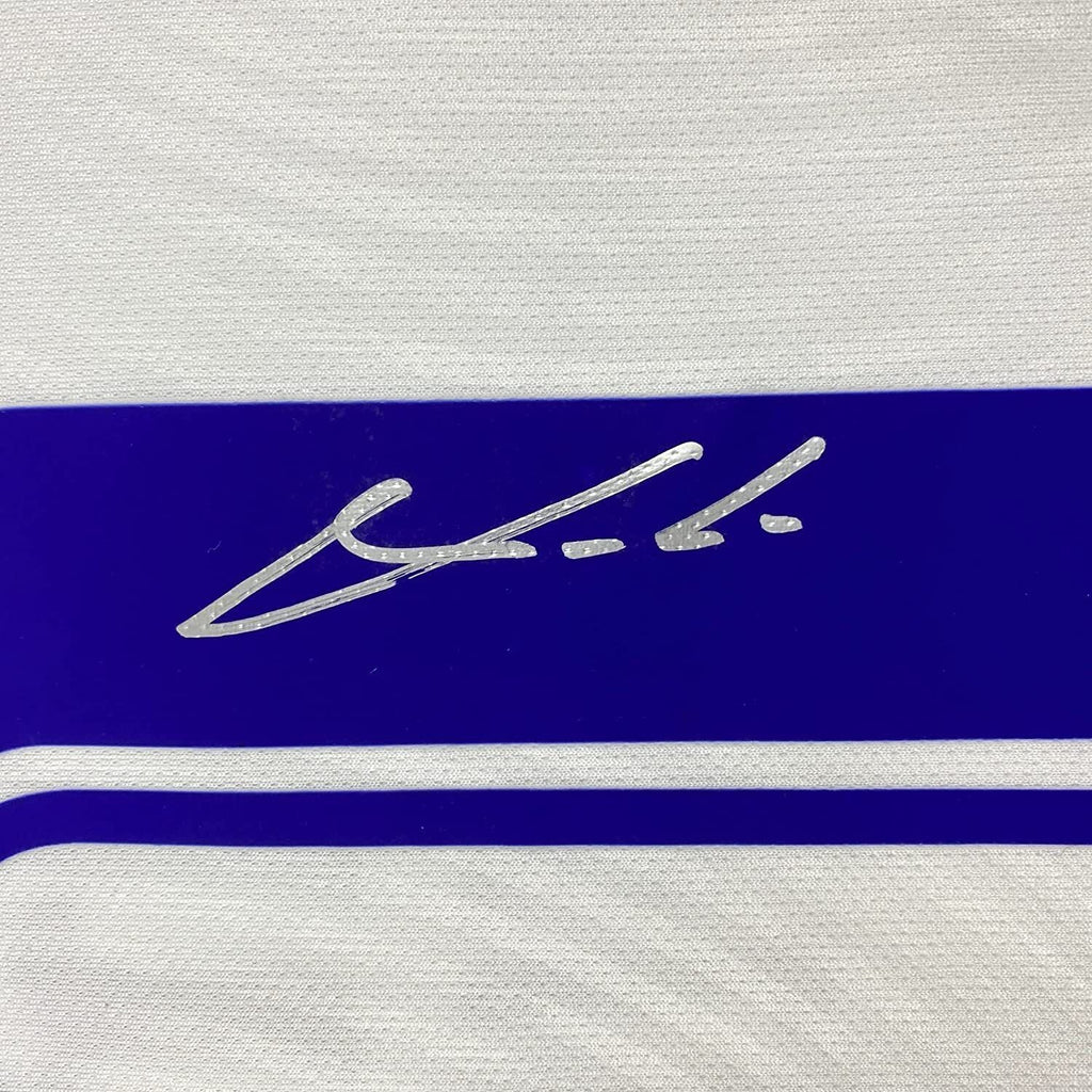 Framed Autographed/Signed Luka Modric 33x42 Real Madrid White Jersey B ...