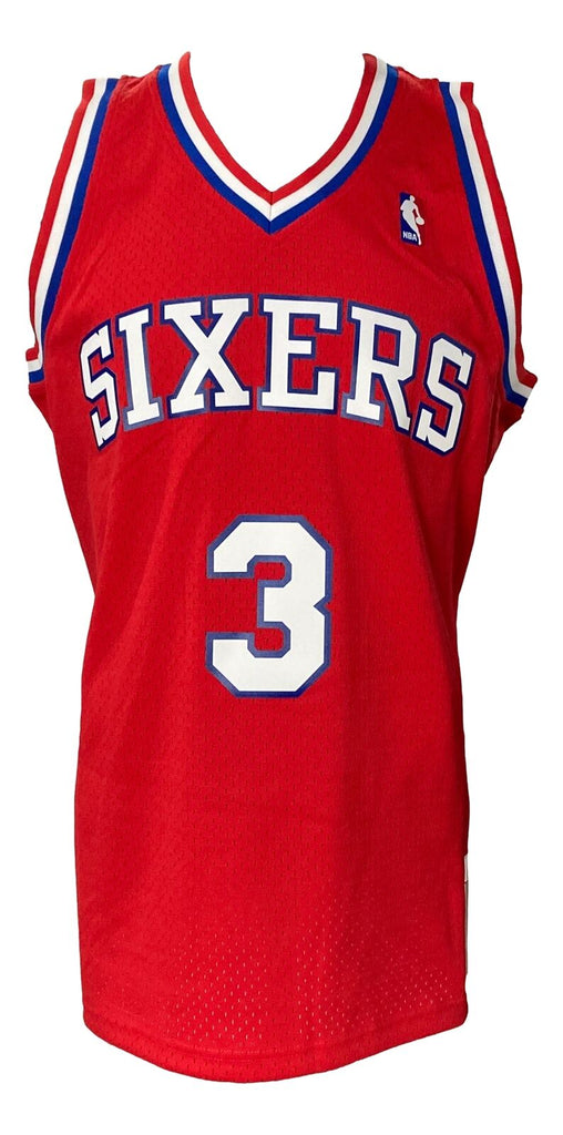 Allen Iverson Signed Philadelphia 76ers 2002-03 M&N HWC Swingman Jerse ...