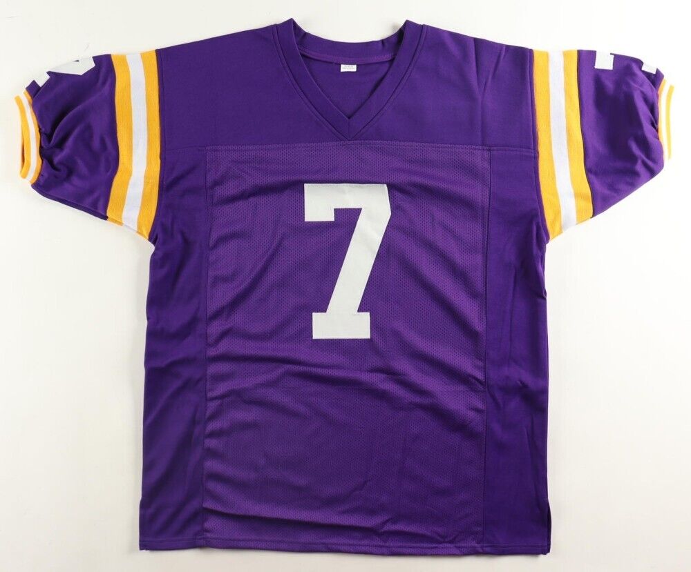 Bert Jones Signed LSU Tigers Jersey (JSA COA) Baltimore Colts All Pro ...