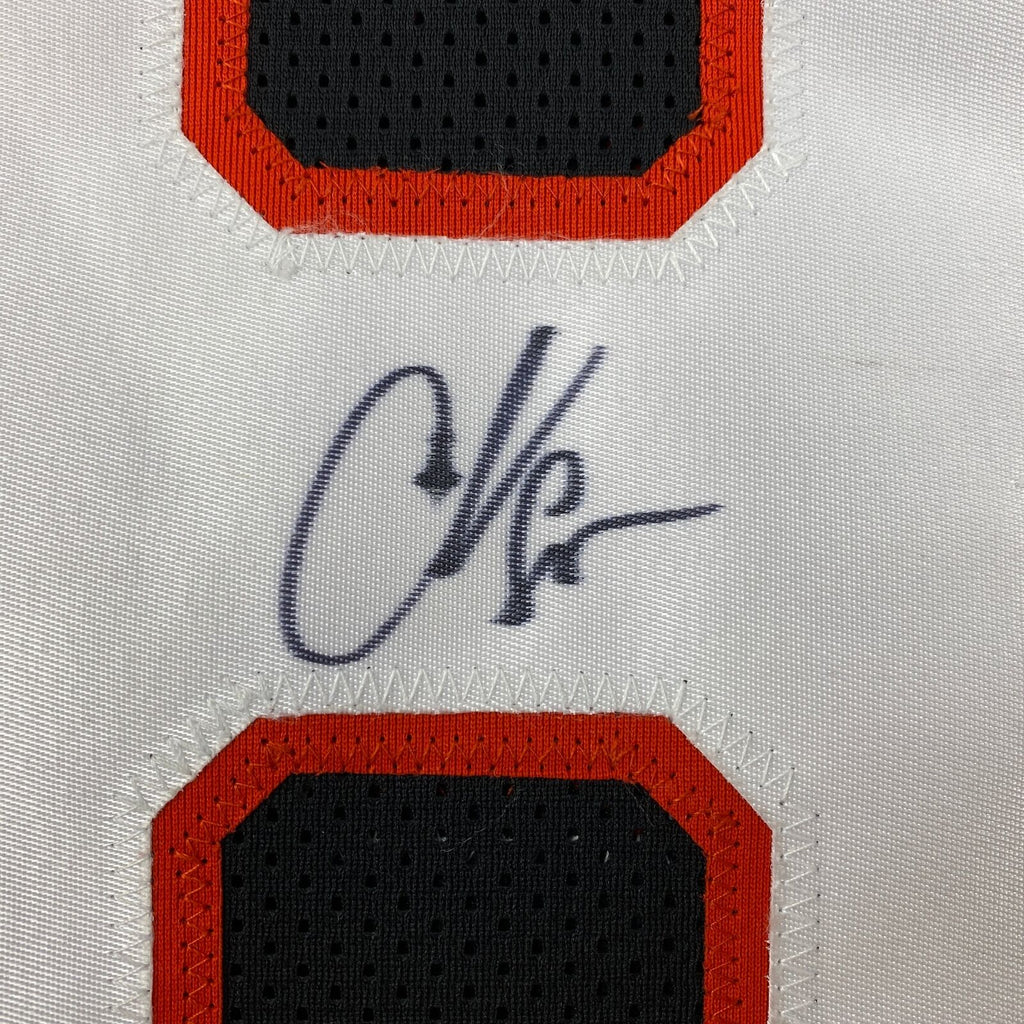 Autographed/Signed Chad Johnson Ochocinco Cincinnati Black Retro Jerse ...