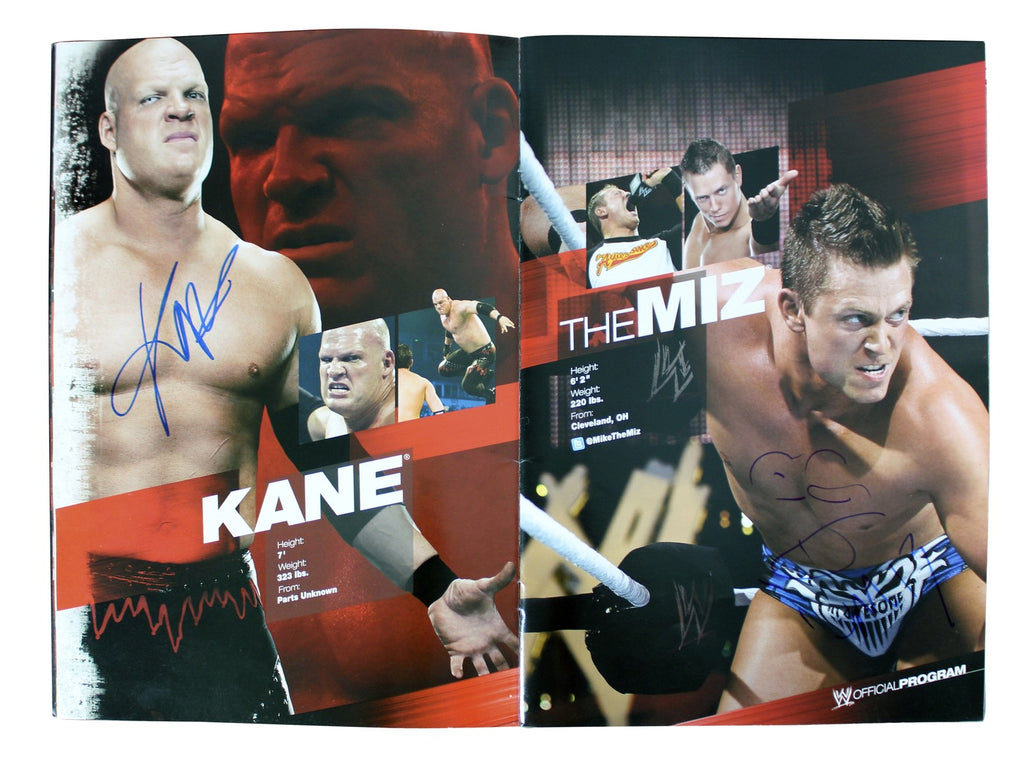 WWE Superstars (54) Rhodes, Kane, Sheamus, Mysterio Signed Official Pr ...