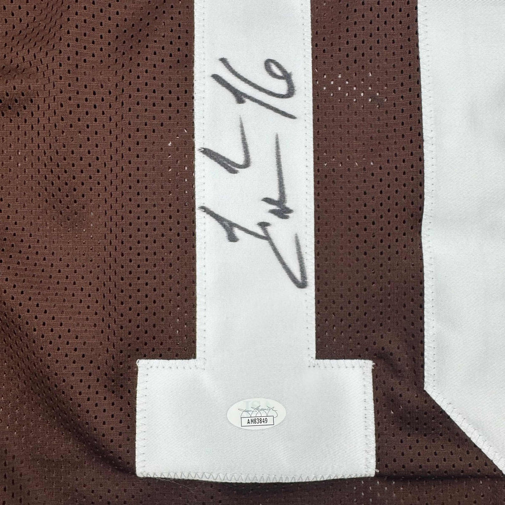 Autographed/Signed Josh Cribbs Cleveland Football Brown Jersey JSA COA ...