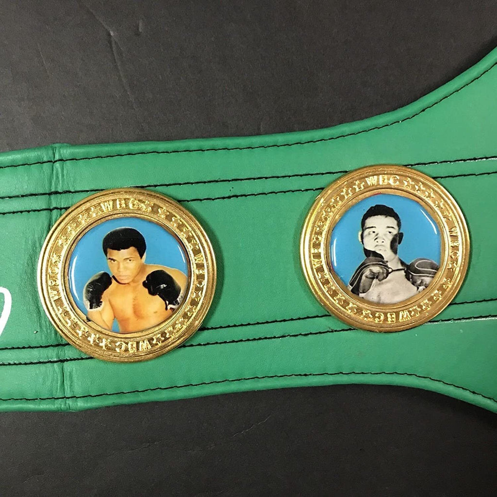 Autographed/Signed Floyd Mayweather Jr. WBC Boxing Replica Belt Becket – Super Sports Center