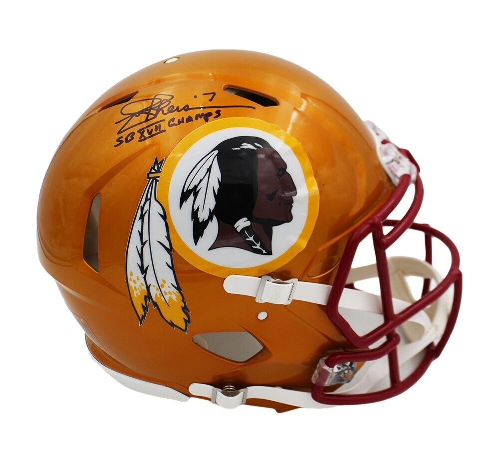 Joe Theismann Signed Washington Commanders Speed Authentic Flash Helme ...