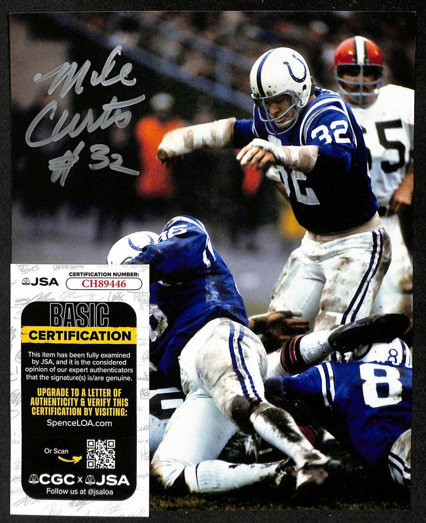 Mike Curtis Signed/Autographed 8x10 Photo Baltimore Colts JSA 200523 ...
