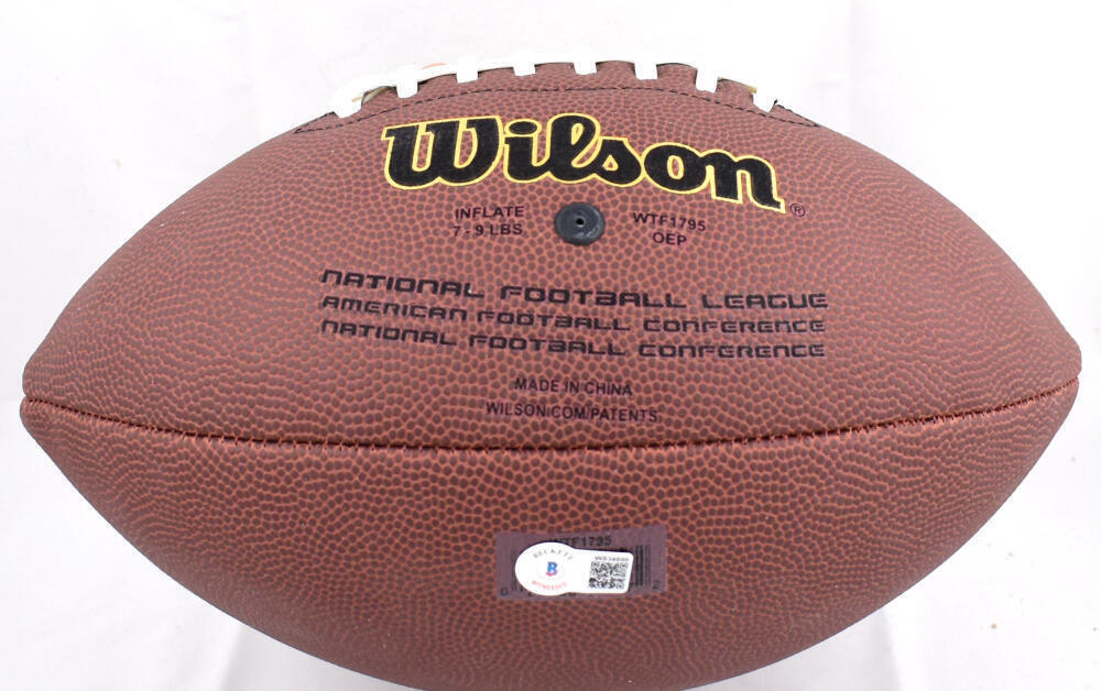 A.J. Brown Autographed Wilson Super Grip Football - Beckett W Hologram ...