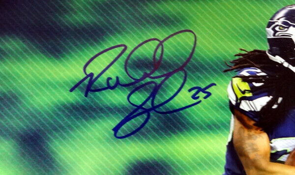 RICHARD SHERMAN AUTOGRAPHED 16X20 PHOTO SEAHAWKS LEGION OF BOOM RS HOL ...