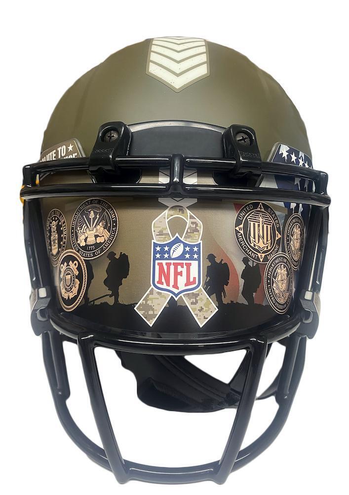 TREVOR LAWRENCE Autographed STS Military Seal Visor Authentic Helmet F ...