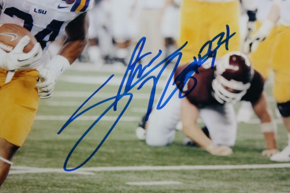 Stevan Ridley Autographed LSU Tigers 8x10 Photo Running- JSA Auth *Blu ...