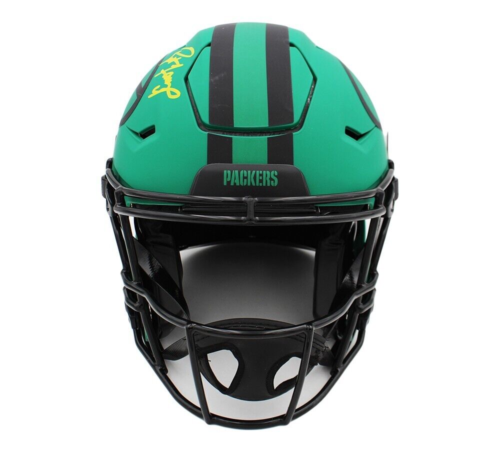 Brett Favre Signed Green Bay Packers Speed Flex Authentic Rave Helmet ...