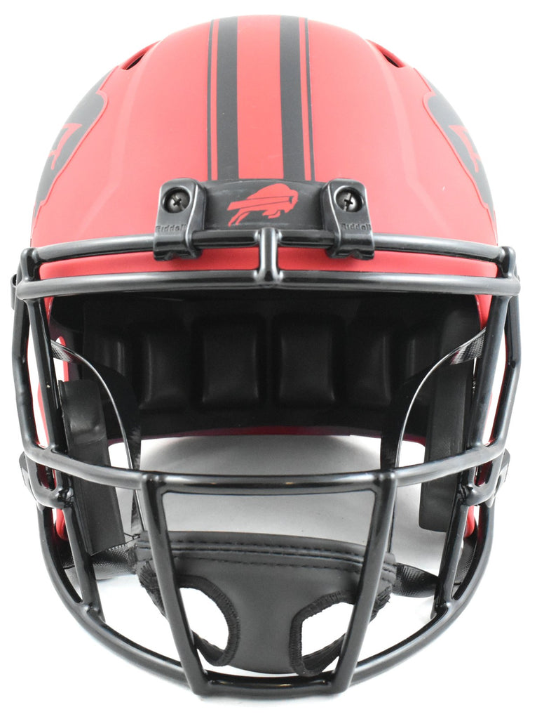 Jim Kelly Autographed Buffalo Bills F/S Rave Speed Helmet - Beckett W ...