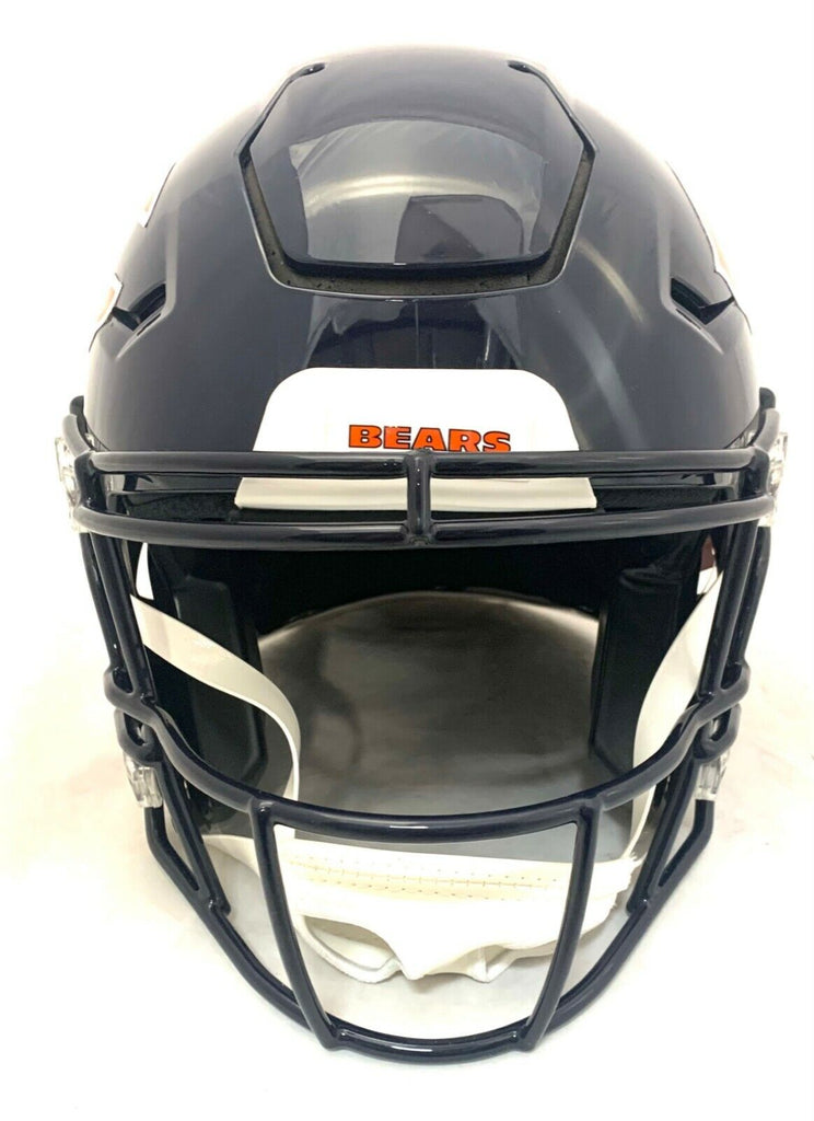 DAVID MONTGOMERY SIGNED CHICAGO BEARS SPEEDFLEX AUTHENTIC HELMET BECKE ...
