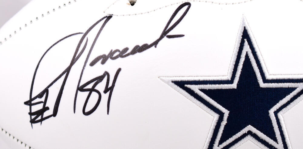 Jay Novacek Autographed Dallas Cowboys Logo Football- Beckett W Hologr ...
