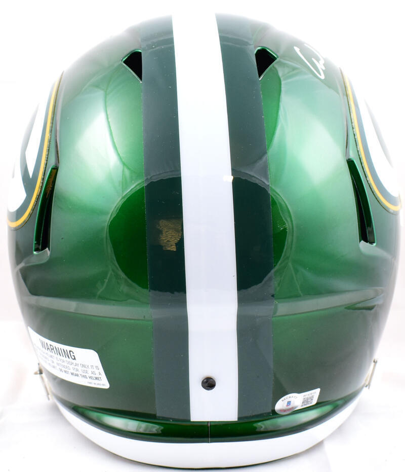 Christian Watson Autographed Packers F/S Flash Speed Helmet-Beckett W ...