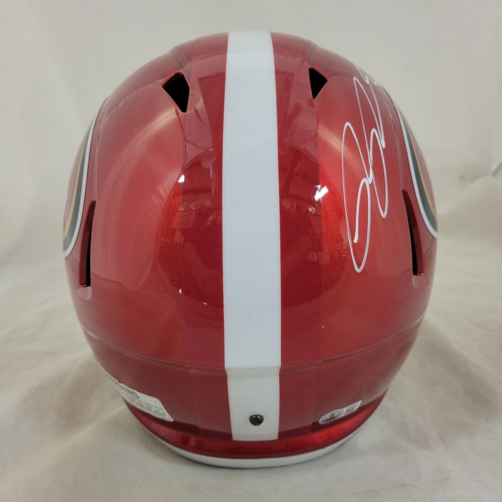 RICKY PEARSALL SIGNED SAN FRANCISCO 49ERS F/S FLASH SPEED REPLICA HELM ...