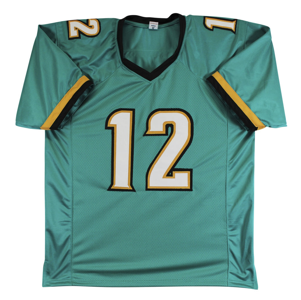 Travis Hunter Authentic Signed Teal Alternate Pro Style Jersey BAS Wit ...