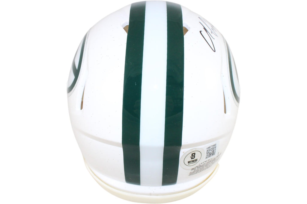 Matthew Golden Autographed Green Bay Packers 24 Alt Mini Helmet Becket ...