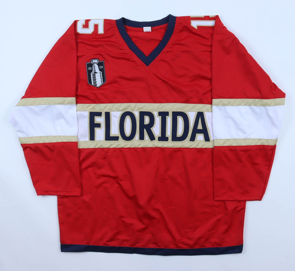 Anton Lunde Signed Florida Panthers Jersey (Beckett) 2xStanley Cup Cha ...