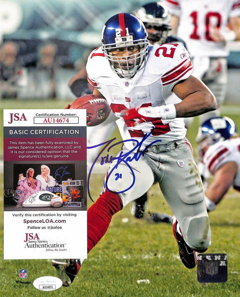 Tiki Barber Signed/Autographed 8x10 Photo New York Giants JSA 190190 ...