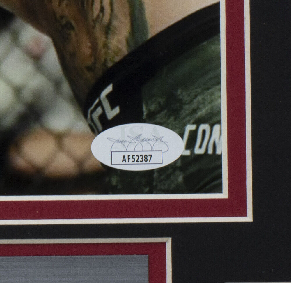 Dustin Poirier Signed Framed 8x10 UFC Photo Vs McGregor JSA – Super ...