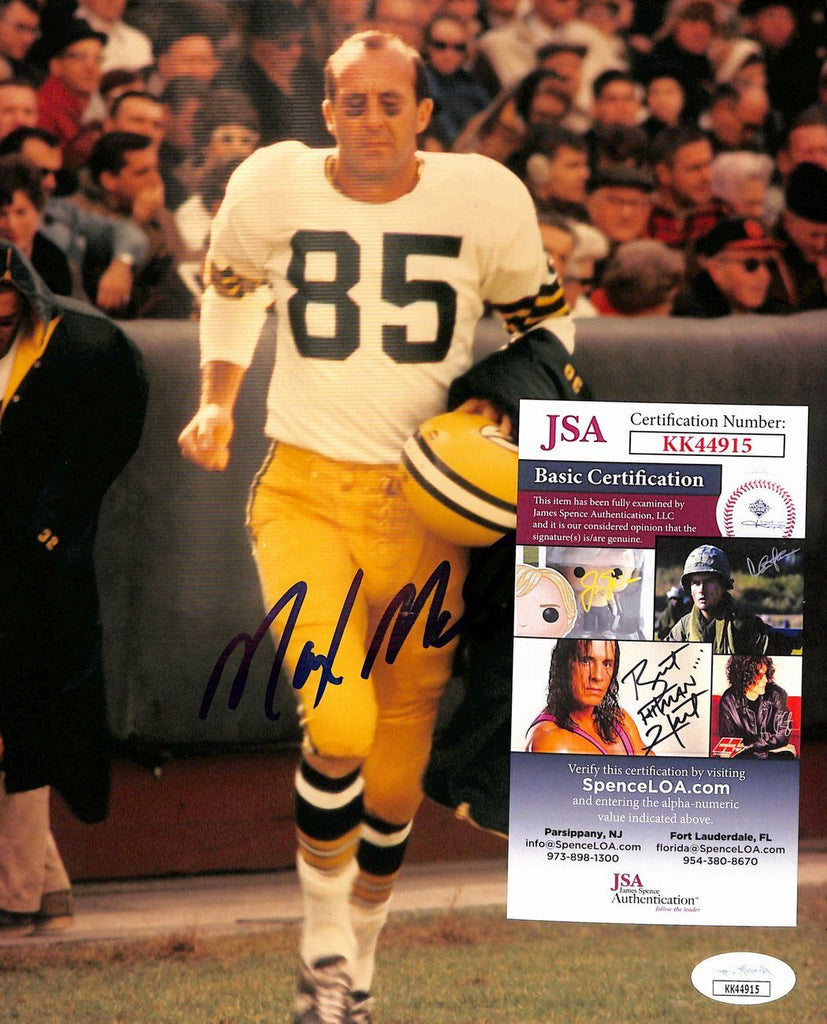 Max McGee Signed/Autographed 8x10 Photo Green Bay Packers JSA 190197 ...